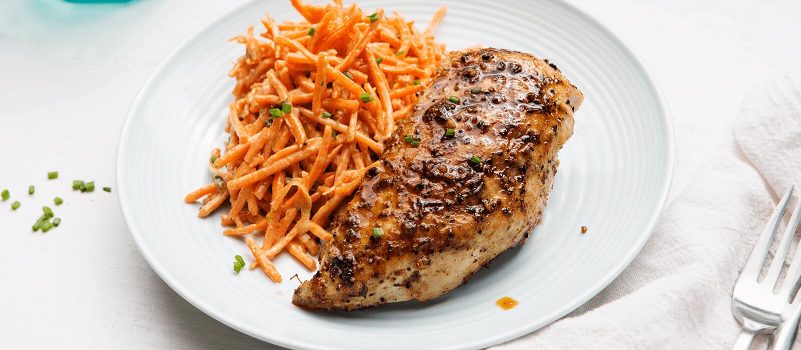 Smoked Paprika Vinaigrette Chicken with Carrot Salad - Metabolic Meals ...